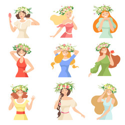 Flower Avatar Vector Images (over 6,300)
