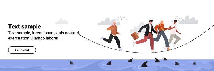 Risk management and analysis concept Royalty Free Vector