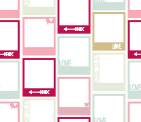 Colored photo frames set Royalty Free Vector Image