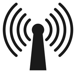 Internet network wi-fi icon Royalty Free Vector Image