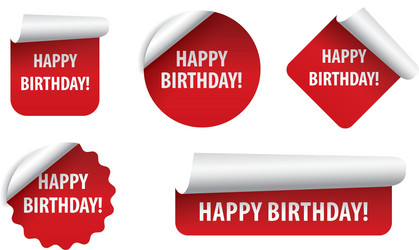 Happy birthday photo frame wish Royalty Free Vector Image