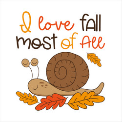 Fall in the love with your life Royalty Free Vector Image