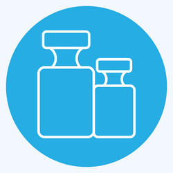 Icon calibration weight suitable for education Vector Image