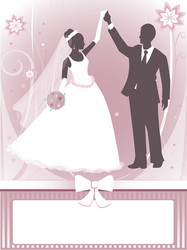 Wedding couple Royalty Free Vector Image - VectorStock