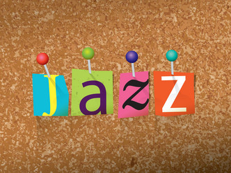 Jazz concept word art Royalty Free Vector Image