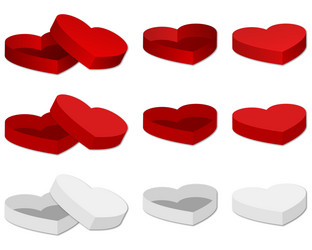 Valentines day gift box Royalty Free Vector Image