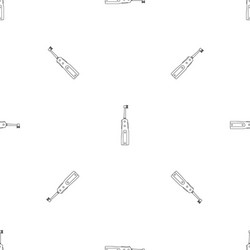 Kid toothbrush icon outline style Royalty Free Vector Image