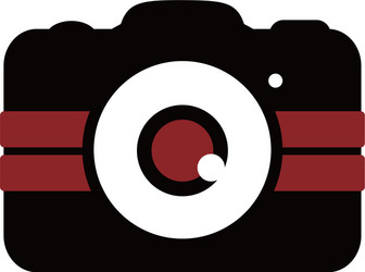 Photography camera sign Royalty Free Vector Image