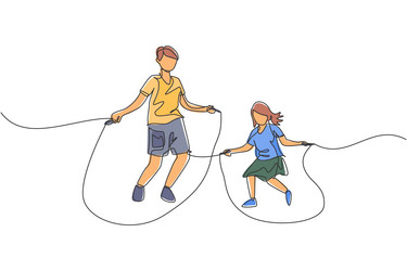 Girl Skipping Drawing Vector Images (over 330)