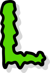 Drip Letter L Vector Images (35)