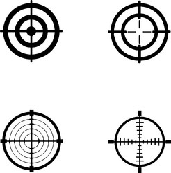 Target shooting icon Royalty Free Vector Image
