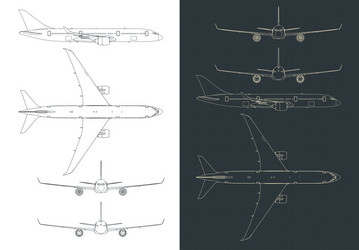 Aircraft Blueprints Vector Images (over 790)