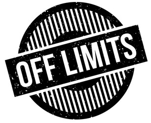 Off limits rubber stamp Royalty Free Vector Image