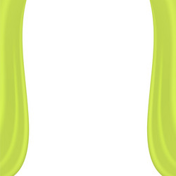 Vertical smooth border light green color Vector Image