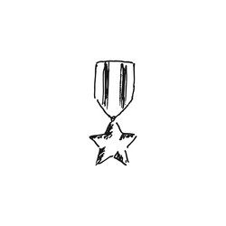 Star Award Icon - Simple Royalty Free Vector Image