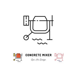 Pouring concrete icon Royalty Free Vector Image