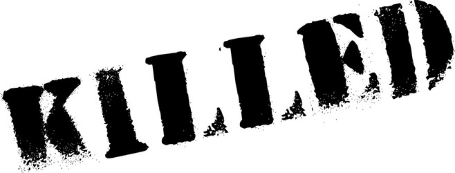 Kill rubber stamp Royalty Free Vector Image - VectorStock