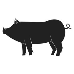 Pig farm animal Royalty Free Vector Image - VectorStock