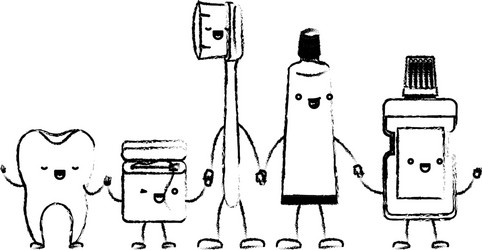 Toothbrush Floss Emoji Vector Images (84)