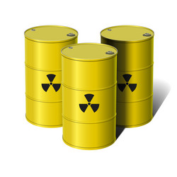 Isometric barrels with flammable substances Vector Image
