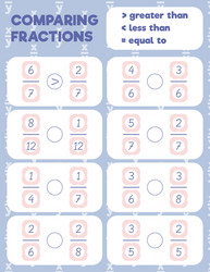 Fractions Worksheet Vector Images (over 160)