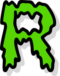 Drip Letter R Vector Images (42)