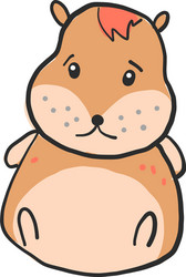 Sad Hamster Vector Images (50)