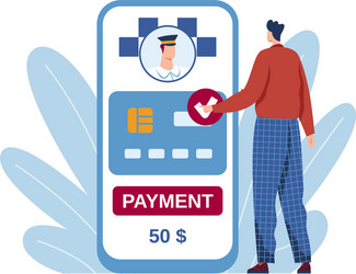 Payment money digital banking transaction Vector Image