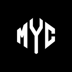 Myc logo letter letter logo design Royalty Free Vector Image