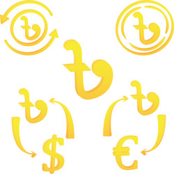 Taka bangladesh bengali rupee sign money currency Vector Image