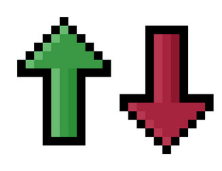 Pixel Arrow Game Vector Images (over 880)