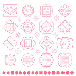 Labels and design elements Royalty Free Vector Image