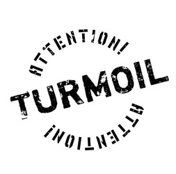 Turmoil rubber stamp Royalty Free Vector Image