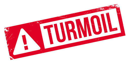 Turmoil rubber stamp Royalty Free Vector Image