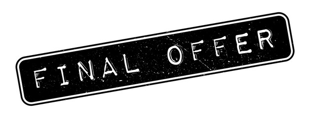 Final offer rubber stamp Royalty Free Vector Image