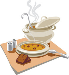 Soup Royalty Free Vector Image - VectorStock