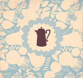 Pattern menu for cafe Royalty Free Vector Image
