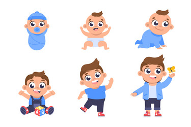 Baby Development Stages Vector Images (over 1,000)