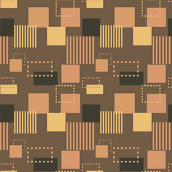 Structure collapse seamless pattern Royalty Free Vector