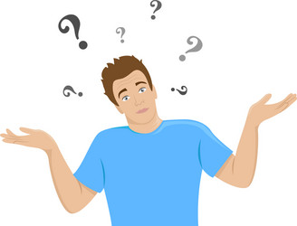 Shrugging Stick Figure