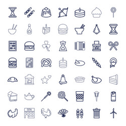 Traditional icons Royalty Free Vector Image - VectorStock