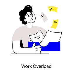 Work report Royalty Free Vector Image - VectorStock