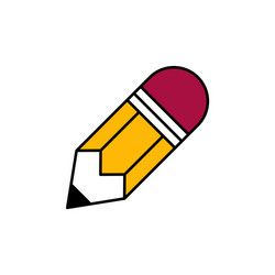 Pencil small Royalty Free Vector Image - VectorStock