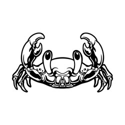 Crab Clipart Black And White