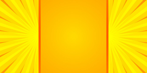 Bright orange and yellow gradient rays abstract Vector Image