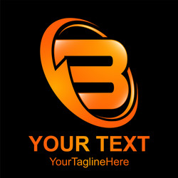 B8 b 8 letter and number combination logo design Vector Image