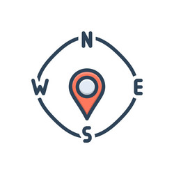 South Royalty Free Vector Image - VectorStock