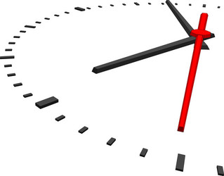 Clock face set up your time Royalty Free Vector Image