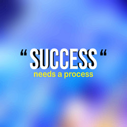 Impossible is nothing successful quote Royalty Free Vector