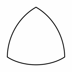 Curvilinear Triangle Shape